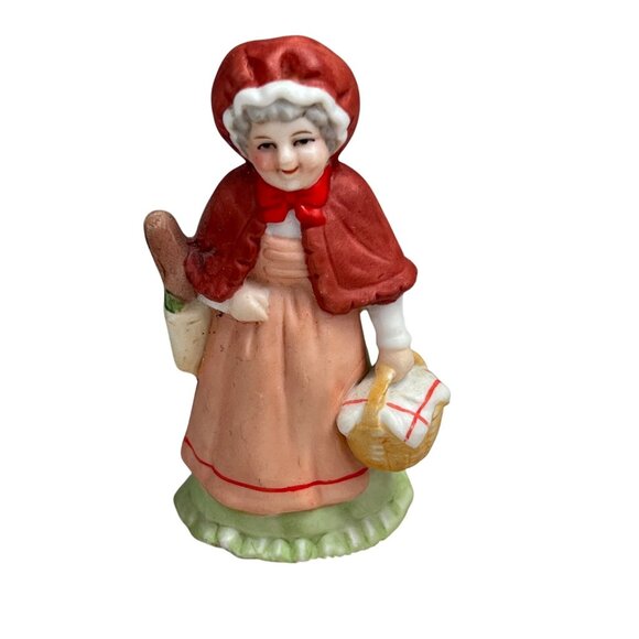 Lefton | Holiday | Vintage Lefton Colonial Village Grandma Figurine 986 ...